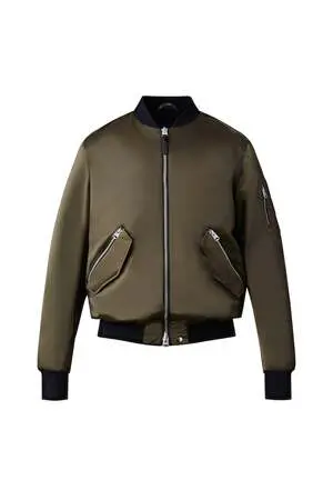 Mackage Ragnar Satin Bomber Jacket Army