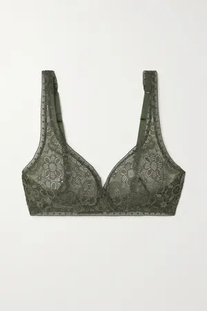 ERES Heureux Stretch-lace Soft-cup Triangle Bra