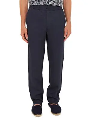 Orlebar Brown Men's Cornell Linen Pants - Night Iris  Night Iris