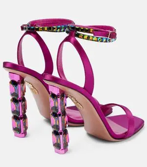 AQUAZZURA Aura Embellished Sandals