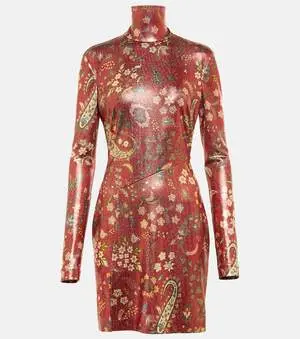 Etro Paisley Print Minidress