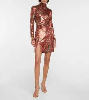 Etro Paisley Print Minidress