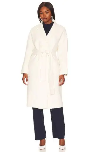 ANINE BING ANINE BING Dylan Coat In Ivory.  Ivory