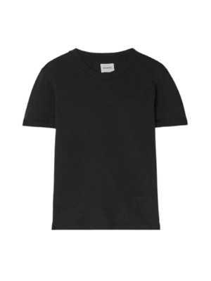 Khaite Emmylou Cotton-jersey T-shirt - Black