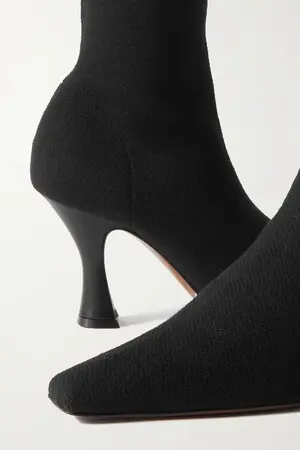 NEOUS Ran Stretch-knit Knee High Boots - Black