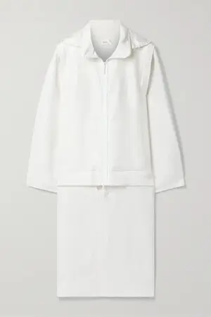 THE ROW Milvran Convertible Linen-blend Jacket