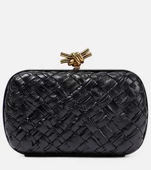 Bottega Veneta Knot Leather Clutch