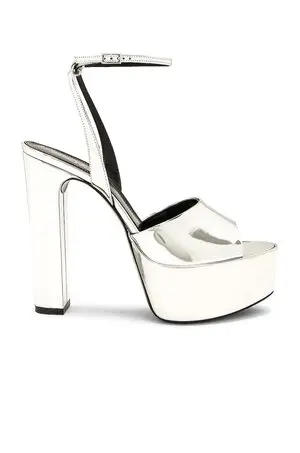Saint Laurent Block Heel Sandals For Women