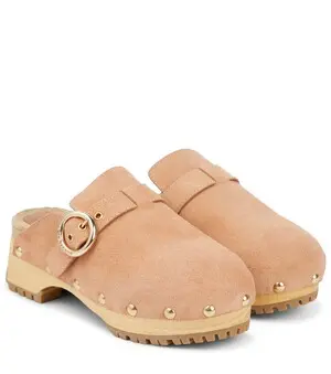 See By Chloé Viviane Suede Clogs