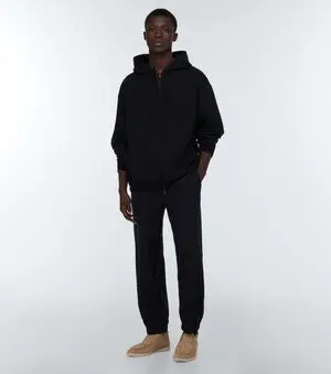 Loro Piana Zipped Cashmere-blend Hoodie