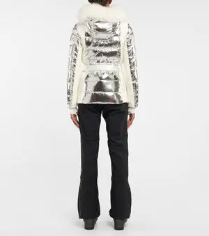 YVES SALOMON Shearling-trimmed Down Ski Jacket