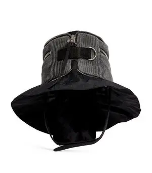CRAIG GREEN Craig Green Pocket-Detail Bucket Hat Black