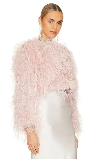 BUBISH Lara Feather Jacket - Lilac