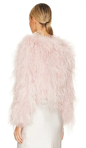 BUBISH Lara Feather Jacket - Lilac