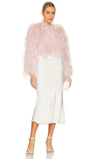 BUBISH Lara Feather Jacket - Lilac