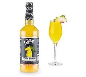 Collins 32-oz Peach Bellini Cocktail Mix