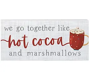 SINCERE SURROUNDINGS 12' Hot Cocoa Marshmellows Inspire Board - One-color