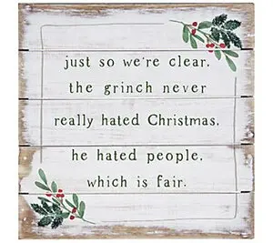 SINCERE SURROUNDINGS 8' Grinch Hated Pallet Pet Ite - One-color
