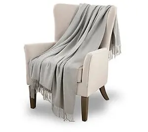 LUXOR LINENS Luxor Luxury Cashmere Blend Throw