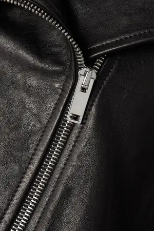 Khaite Gelman Cropped Leather Biker Jacket