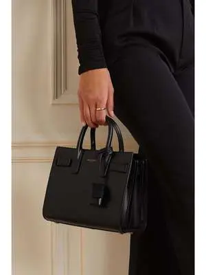 Saint Laurent Sac De Jour Nano Leather Tote - Black