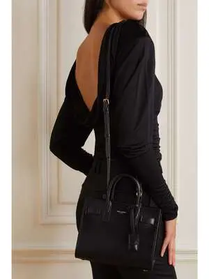 Saint Laurent Sac De Jour Nano Leather Tote - Black
