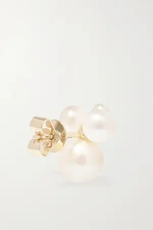 Sophie Bille Brahe Bisou 14-karat Pearl Earring