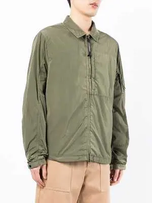 C.P. COMPANY Lens Detail Zipped Jacket - Green