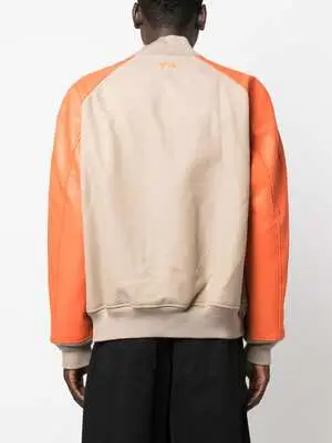 Y3 Contrasting-panel Bomber Jacket