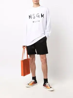 MSGM Logo Long-sleeve T-shirt
