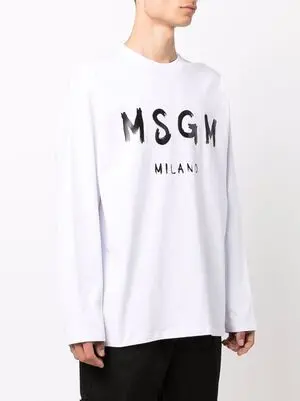 MSGM Logo Long-sleeve T-shirt