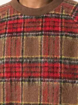 Undercover Plaid-check Sweatshirt