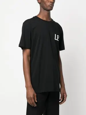 LES HOMMES Logo-print Short-sleeve T-shirt