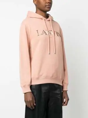 LANVIN Logo Cotton Hoodie