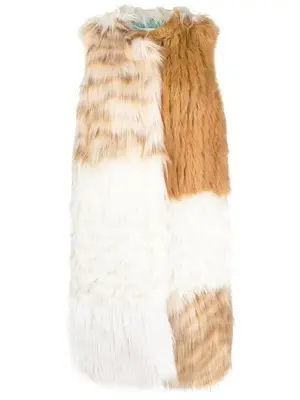 ALABAMA MUSE Oversized Faux-fur Gilet