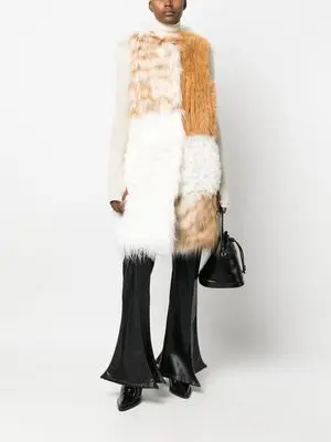 ALABAMA MUSE Oversized Faux-fur Gilet