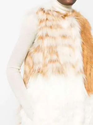 ALABAMA MUSE Oversized Faux-fur Gilet