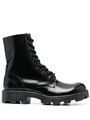 DIESEL® D-hammer Leather Lace-up Boots