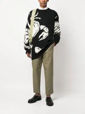 JIL SANDER Intarsia-knit Jumper