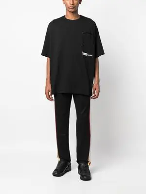 INCOTEX RED X FACETASM Logo-patch Short-sleeved T-shirt