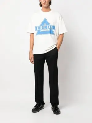 Rhude Triangle Logo-print T-shirt