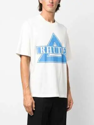 Rhude Triangle Logo-print T-shirt