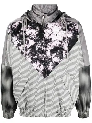 SONG FOR THE MUTE Graphic-print Hooded Jacket