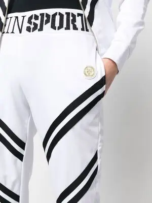 PLEIN SPORT Stripe-print Zip-up Tracksuit