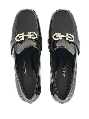 FERRAGAMO Olivia Patent-leather Loafers