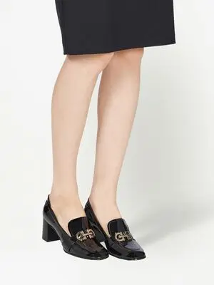 FERRAGAMO Olivia Patent-leather Loafers