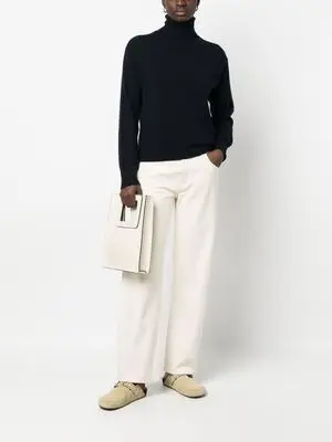 ALLUDE Roll-neck Cashmere Jumper