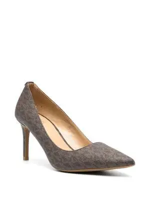 Michael Kors Monogram-print 90mm Stiletto Pumps