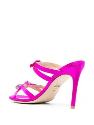 STUART WEITZMAN 100mm Bow-detail Sandals - Pink