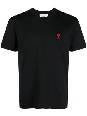 AMI Paris De Coeur T-shirt - Black